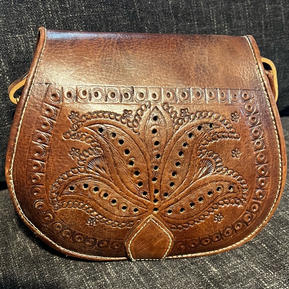 Bags | Moroccan Leather Purse | Poshmark